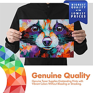 Professor Color Re-Coded OEM Toner Cartridge Replacement for Xerox VersaLink C405 C400 C400D C400DN MFP C405DN C405N C405 | 106R03524 106R03525 106R03526 106R03527 - Extra High Yield 4 Pack