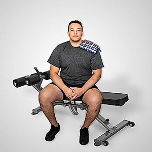 ProActive Therm-O-Clay Reusable Hot or Cold Therapy Pack for Injuries, Swelling, Inflammation, Soreness, Sprains and Bruises, Natural Clay Compress for Pain Relief 12" x 10", Washable Cover., Blue