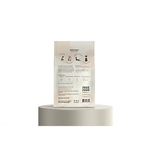 Pure Paws Goat Milk Powder for Dogs, Puppies, Cats, and Kittens - Single Ingredient Pet Supplement, Holistic Health, Sensitive Stomach, Food Topper for Picky Eaters 7.5 oz