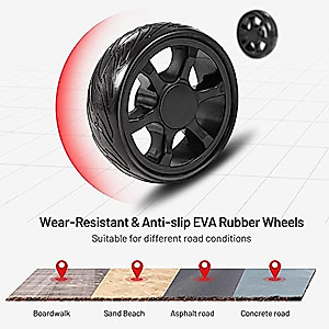 HONEY JOY Go Kart for Kids, 4 Big Wheels Racer Ride On Pedal Car with 2 Safety Brakes, Adjustable Seat, EVA Rubber Tires, Axle, Clutch, On Foot Pedal Go Cart for Kids Age 3+(Black)