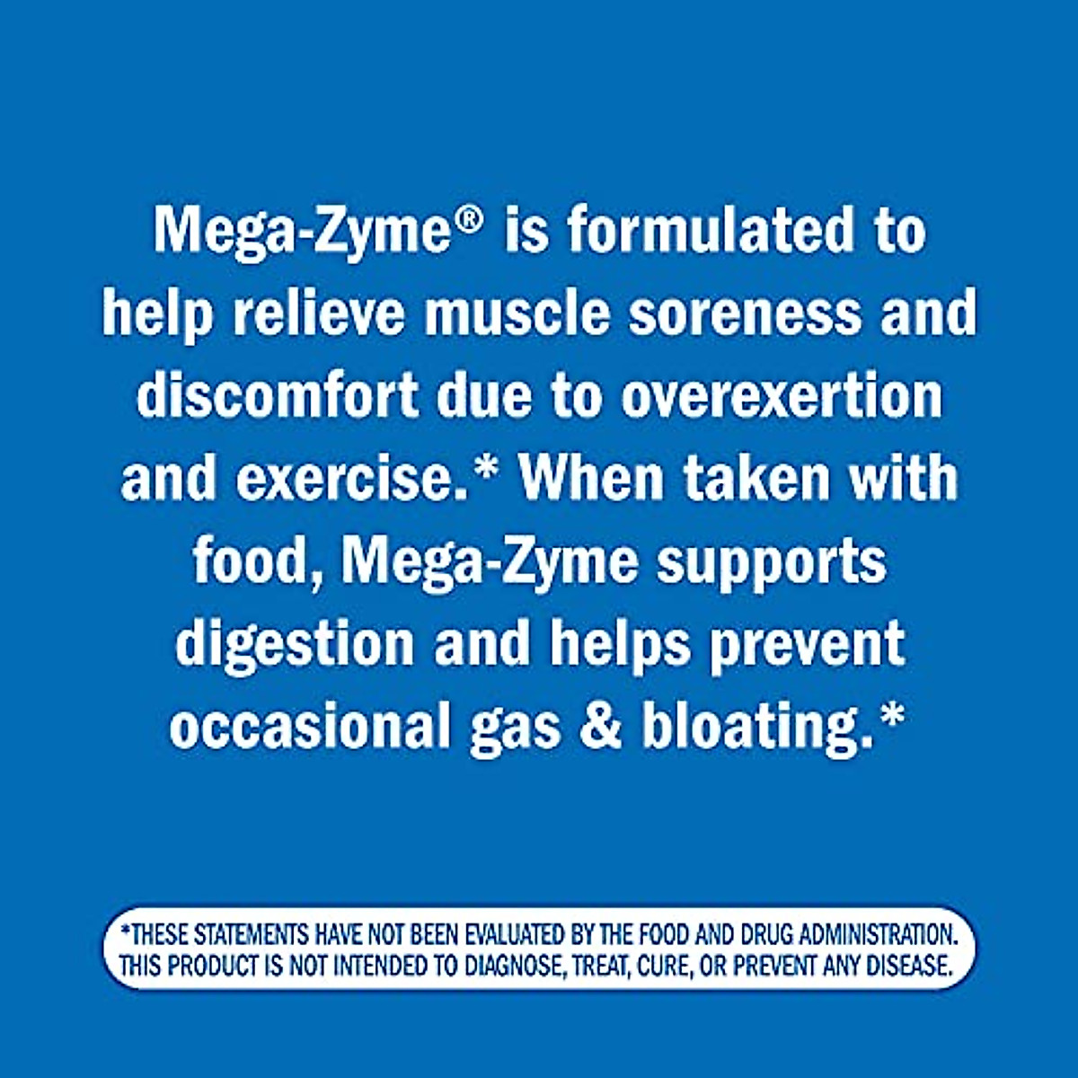 Nature's Way Mega-Zyme Systemic Enzymes, Relieves Occasional Muscle Soreness and Discomfort*, Pancreatic Enzymes, Digestive Health Support*, 200 Tablets