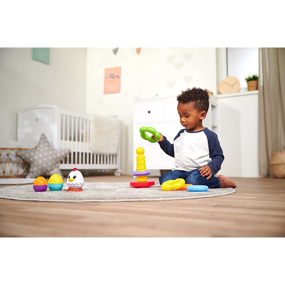 Simba 104018158 "ABCW Stacking Ring Pyramid