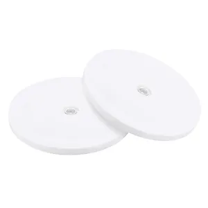 MECCANIXITY 7inch Rotating Swivel Stand with Steel Ball Bearings Lazy Susan Base Turntable for Kitchen Corner Cabinets, White Pack of 2