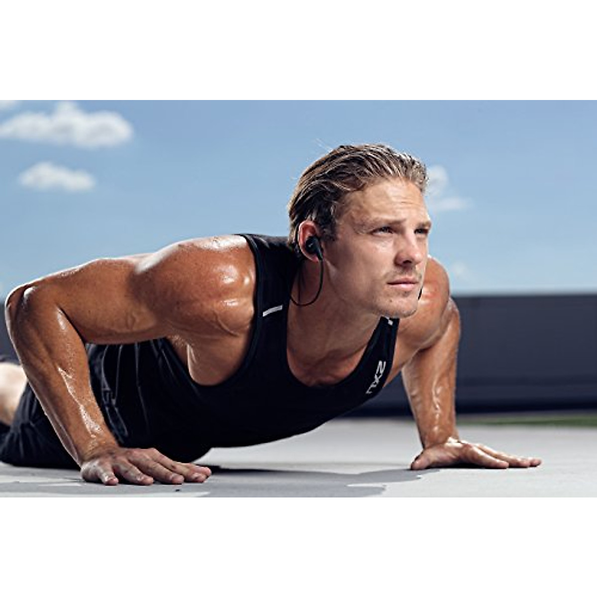 BlueAnt - Pump Lite HD Wireless Sportsbuds, IP54 Sweat-Proof, Siri and Google Integration (Black)