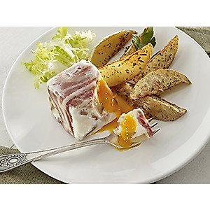 Lekue Ovo Egg Cooker Kit of 1 Square Egg Mold and 1 Round Egg Mold (Set of 2), Red (3402400SURU008)