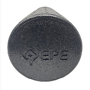 EPE USA High Density 18" Black Foam Roller for Exercise, Yoga, Muscle Back Pain Massage