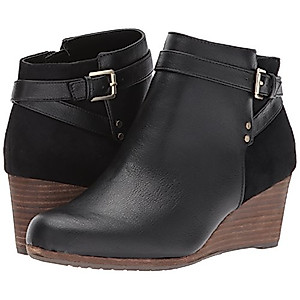 Dr. Scholl's Shoes womens Double Boot, Black, 9 US