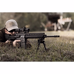 Trijicon VCOG 1-6x24 Riflescope Red Segmented Circle/Crosshair .223/55 Grain Ballistic Reticle with Thumb Screw Mount