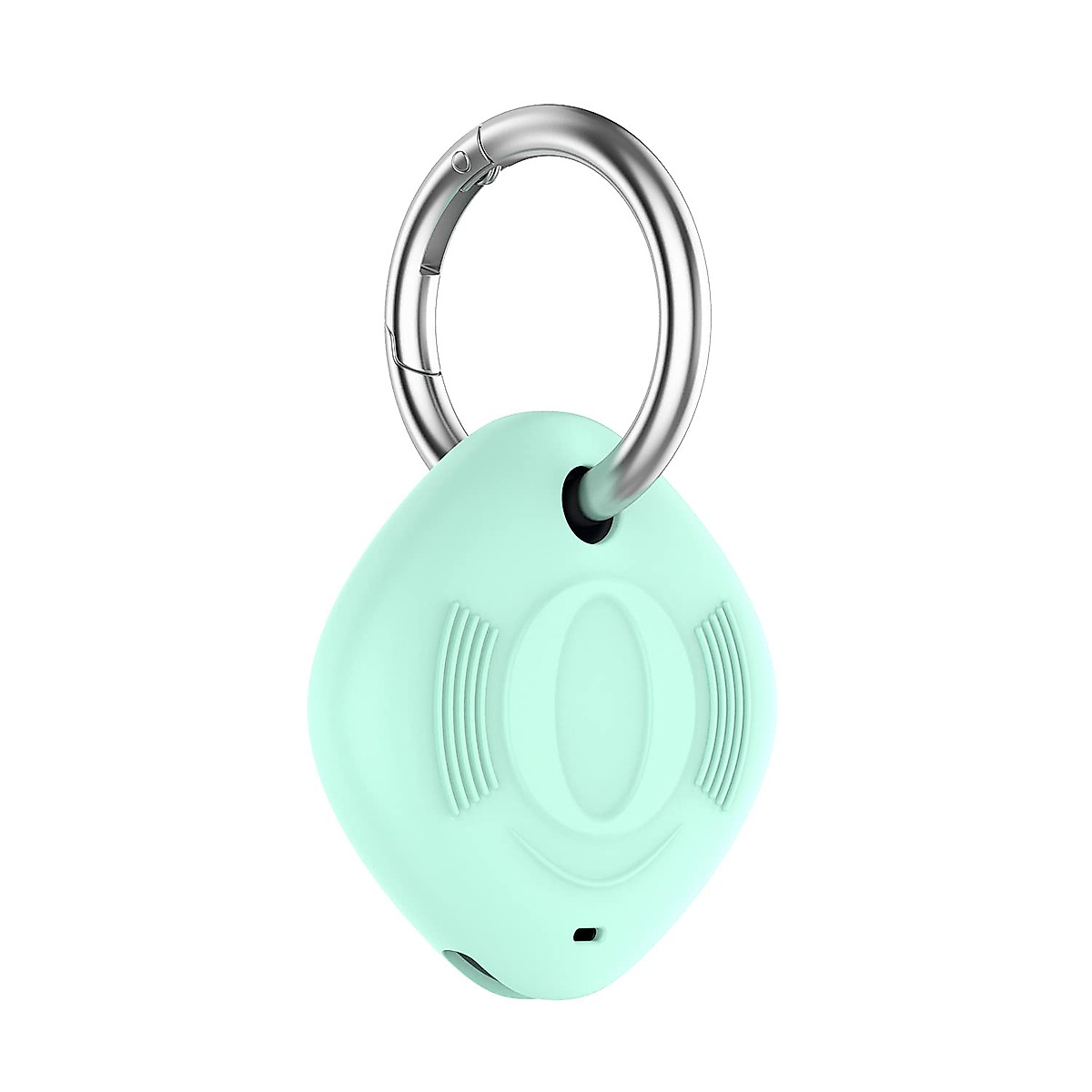 TenCloud Keychain Cases Compatible with Samsung Galaxy SmartTag SmartTag Plus Silicone Durable Key Ring Case for Galaxy SmartTag (Teal)