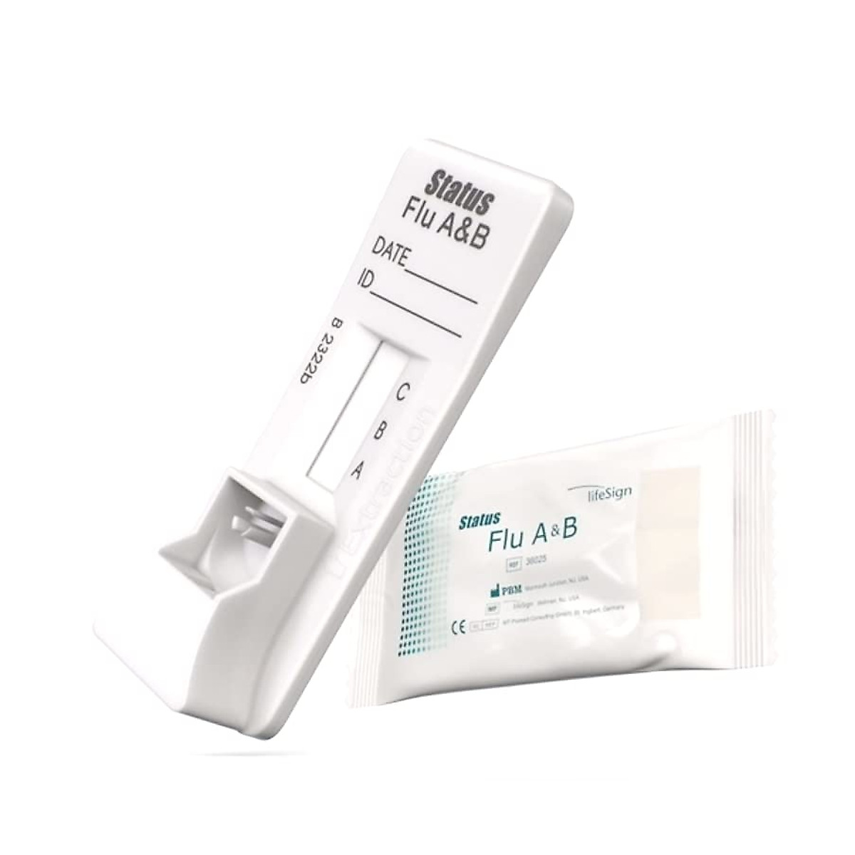 Lifesign 36025 - Status Flu A&B Flu Tests, CLIA-Waived for Swab Specimens, Made in The USA (25 Tests per Box)