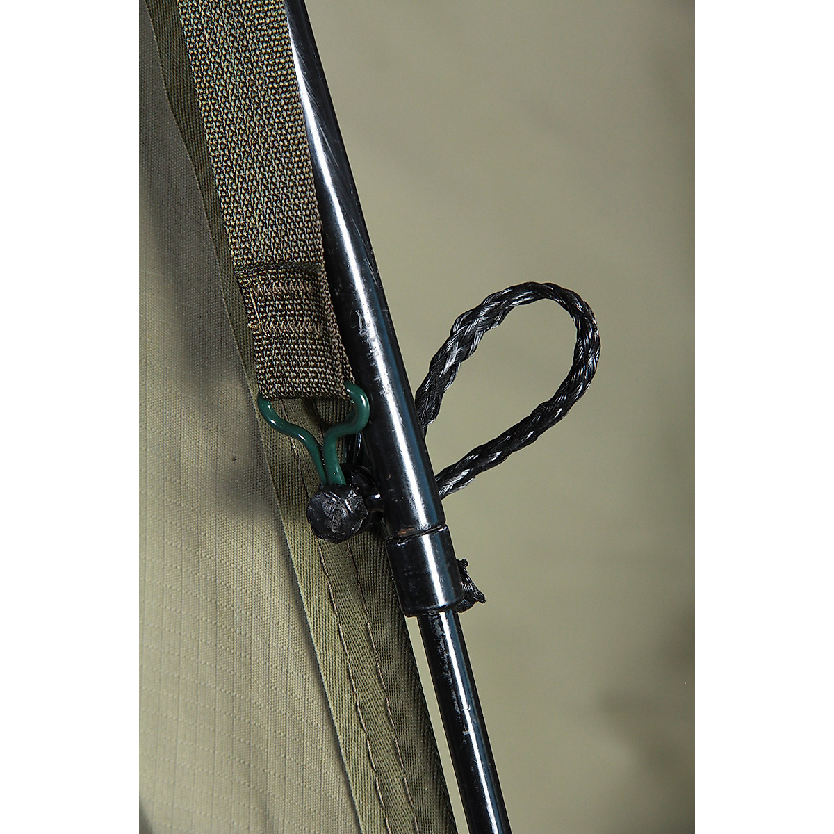 Alpha Kilo 4000 Canvas 6 Person Bow Tent, Camping Tent and Outfitter Tent with Waterproof and fire Retardant Ripstop Canvas.