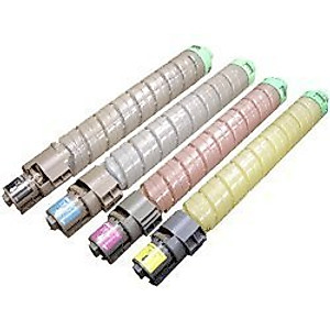 eToner Brand Compatible Ricoh Aficio SP C830dn SP C831dn Toner Cartridge Set Black. Cyan. Magenta. Yellow