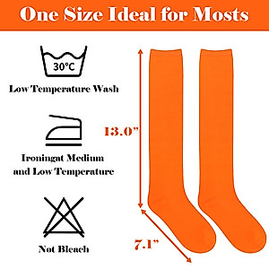 Orange Knee High Socks for Women Knee High Orange Socks Velma Socks Orange High Socks Long Orange Socks Knee High Socks