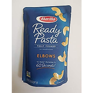 8-pack Variety, Barilla Ready Pasta: 2 pouches each of Rotini, Penne, Elbows, and Gemelli [2020]