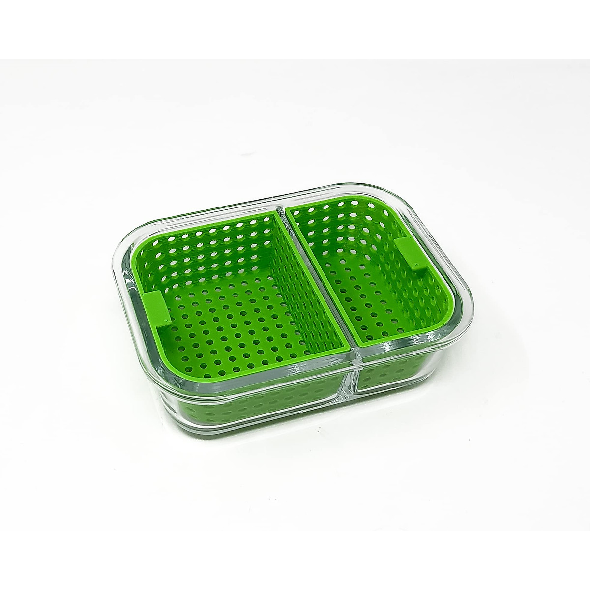 Dual Dunk Iso Soak Cleaning Station (Small, Black)