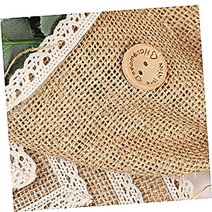 BESPORTBLE 5pcs Dining Room Table Decor Wedding Decoration Table Placemats Coffee Cup Mat Macrame Decor Cup Coasters for Table Burlap Placemat Coaster Pad Lace Tableware Decorate Jute Coffee
