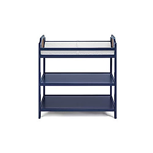Suite Bebe Brees Changing Table in Midnight Blue and Vintage Walnut