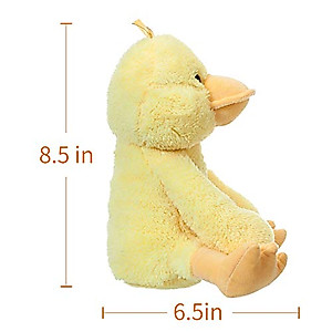 Apricot Lamb Toys Plush Velvet Duck Stuffed Animal Soft Cuddly Perfect for Child (Velvet Duck,8.5 Inches)