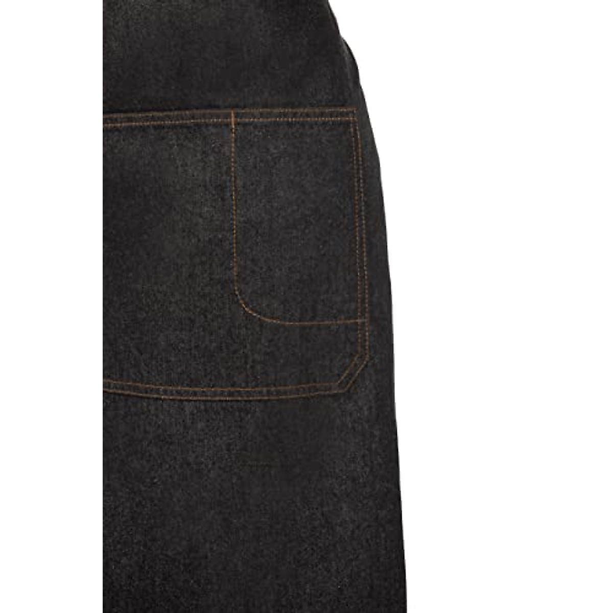 Chef Works Unisex Memphis Bib Apron, Black, One Size