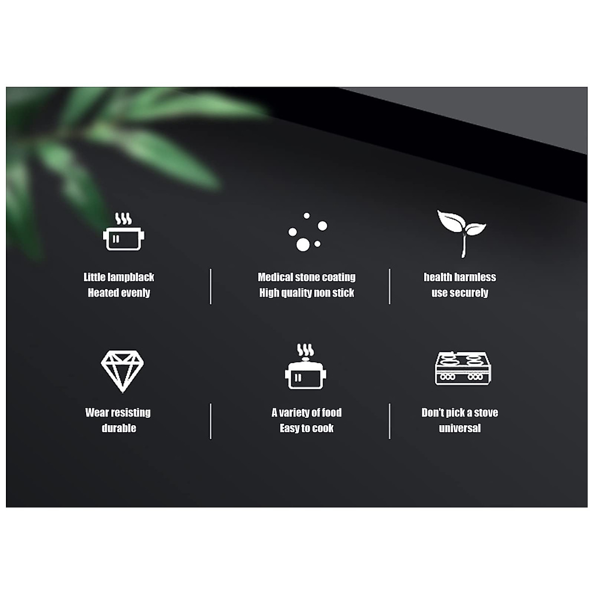 8in Frying Pan Flat Bottomed Pancake Pan, Maifan Stone Frying Pan Induction Cooker Non-stick Pancake for Kitchen Induction Cooker(black)