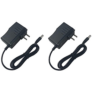 (2 Pack) 5V 2A Power Supply Adapter, BOLWEO AC 100-240V to DC 5V 1A Adaptor Cord Compatible with Baby Monitor,TV Box, Speaker, Camera,Audio/Video, 5V Router, DC Jack Barrel 5.5mmx2.1mm