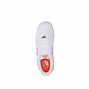 Nike Air Force 1 '07 White/White-Picante Red-White Mens Size 11