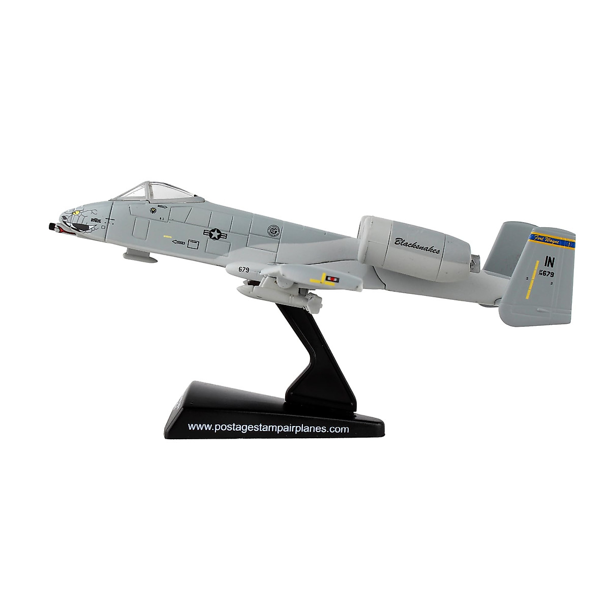 Daron PS5375-3 Postage Stamp A-10 1/140 Blacksnakes 163 FS Indiana ANG, Brown