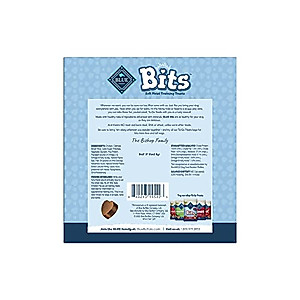 Blue Buffalo BLUE Bits Natural Soft-Moist Training Dog Treats TO-GO, Chicken Recipe 1-oz Bags (Pack of 12)