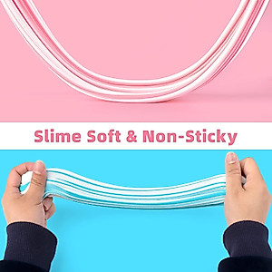 2 Pack Christmas Butter Slime Kit for Kids Party Favors, Scents Dual Colors Slime Putty for Boys Girls, Soft & Non-Sticky, School Supplies, Carnival Prizes, Ages 4 and Up (4-Ounce*2)