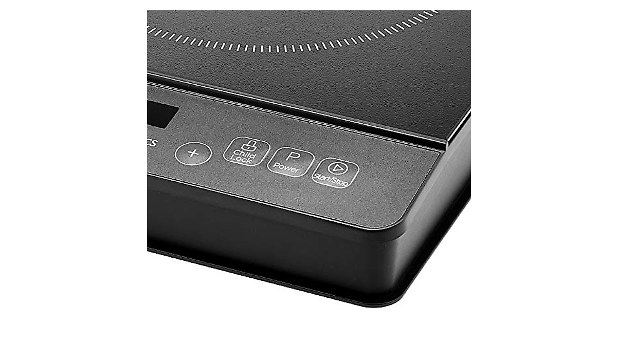 Amazon Basics 1800W Portable Induction Cooktop – Compact & Safe Cooking
