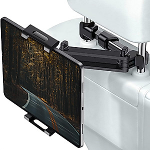 Adjustable Tablet Holder for Car Headrest 5.51-11" - Swivel Tablet Mount Car Headrest Tablet Holder Car Headrest Phone Holder Back Seat Phone Holder for Car Tablet Holder - Car Seat Phone Holder Mount