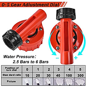 Lezcufer Car Wash Foam Gun, Adjustable Hose Wash Sprayer with Ratio Dial Foam Blaster,with Nozzle, Wash Mitt &Towel,Foam Cannon for Car Cleaning and Garden Use with Quick Connector to Any Garden Hose