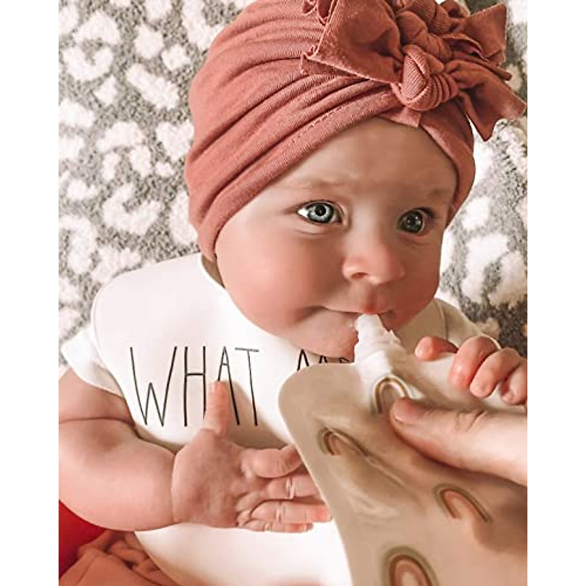 Hippypotamus Reusable Baby Food Pouches - 12 Pack - Baby Food Storage - Pouches Toddler - Refillable Squeeze Pouch for Kids (SAGE/Blush/Nude)