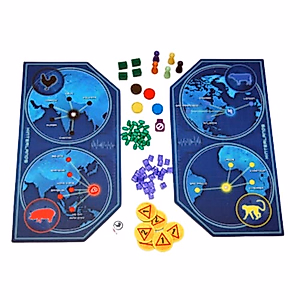 Pandemic State of Emergency Board Game EXPANSION | Family Board Game | Strategy Board Game | Cooperative Board Game | Ages 8+ | 2 to 4 players | Average Playtime 45 minutes | Made by Z-Man Games