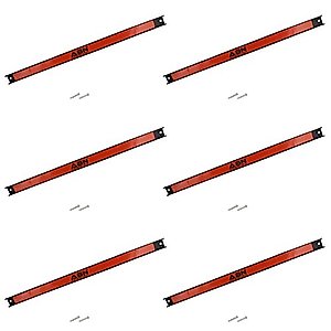 ABN Magnetic Tool Strip Set – 18 Inch Magnetic Tool Bar Garage Organizer Tool Storage Rack, 6 Pack Large Magnet Bars