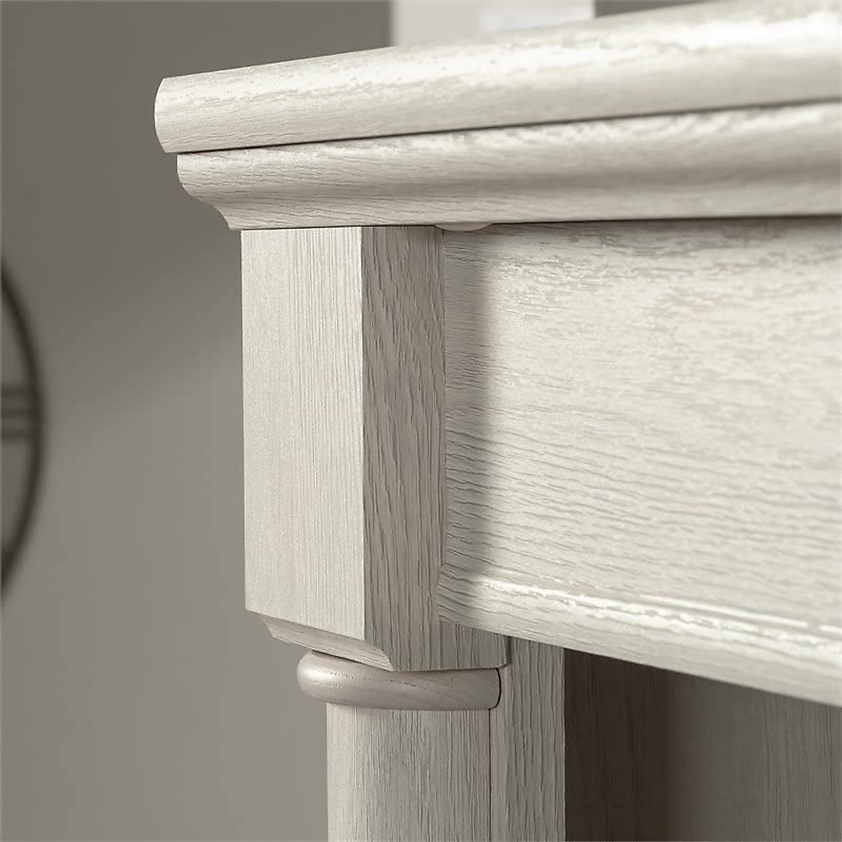 Sauder Palladia 5-Shelf Library Bookcase in Glacier Oak, Glacier Oak Finish