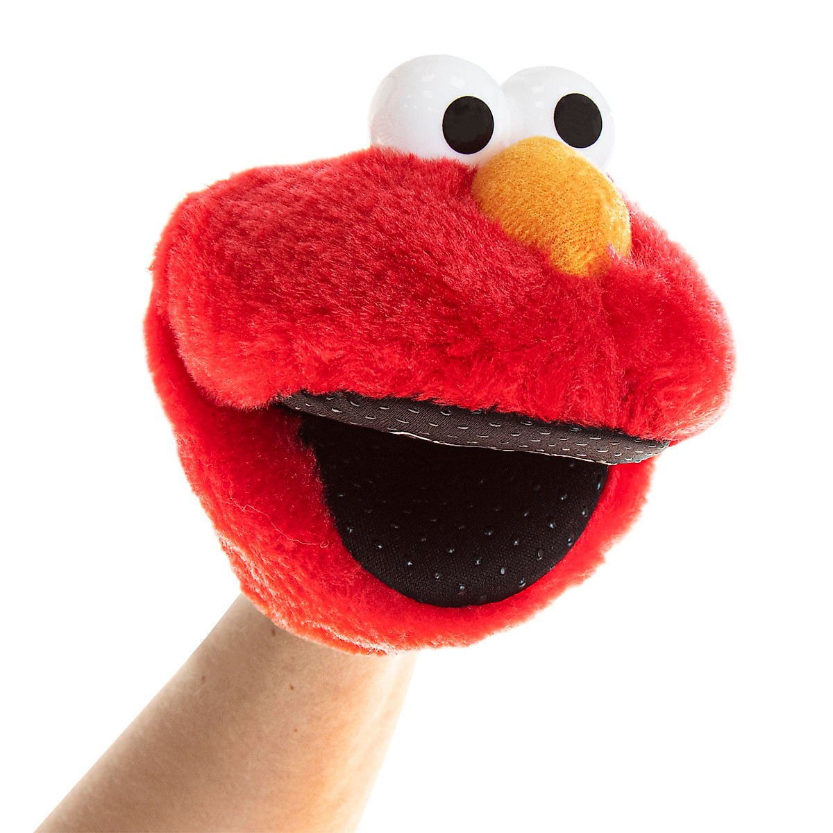 Sesame Street Unisex-Toddler ELMO Puppet Slipper, Red, 7/8 Child US Toddler