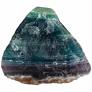 Rockcloud 2-3" Natural Raw Flourite Mineral Healing Crystal Irregular Home Decoration Gemstone Specimen Medium