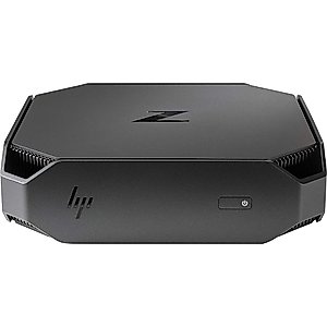 HP 2UA38UT#ABA Workstation Z2 Mini G3 Performance, 32 GB Ram, 512 GB SSD, Nvidia Quadro/Intel HD Graphics, Black/Gray