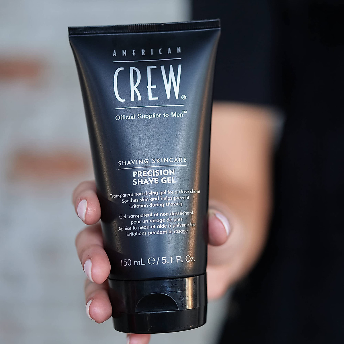 American Crew Shave Gel for Men, Soothes Skin and Prevents Irritation, 5.1 Fl Oz