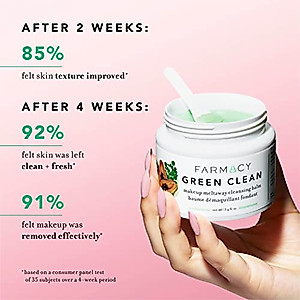 Farmacy Natural Makeup Remover - Green Clean Makeup Meltaway Cleansing Balm Cosmetic - Travel Size 1.7 oz