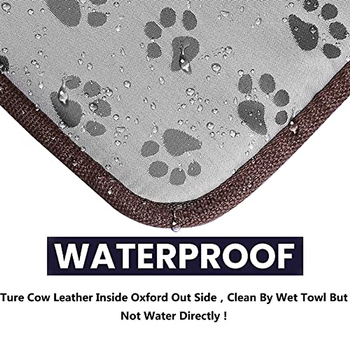 Dokinfish Pet Heating Pad, Electric Dog and Cat Thermal Mat,Adjustable Temperature Warming Heated Cat Bed,with Automatic Shut-Off Timer,Easy to Clean Waterproof Anti-Chewing Cord (19" Grey Cover)