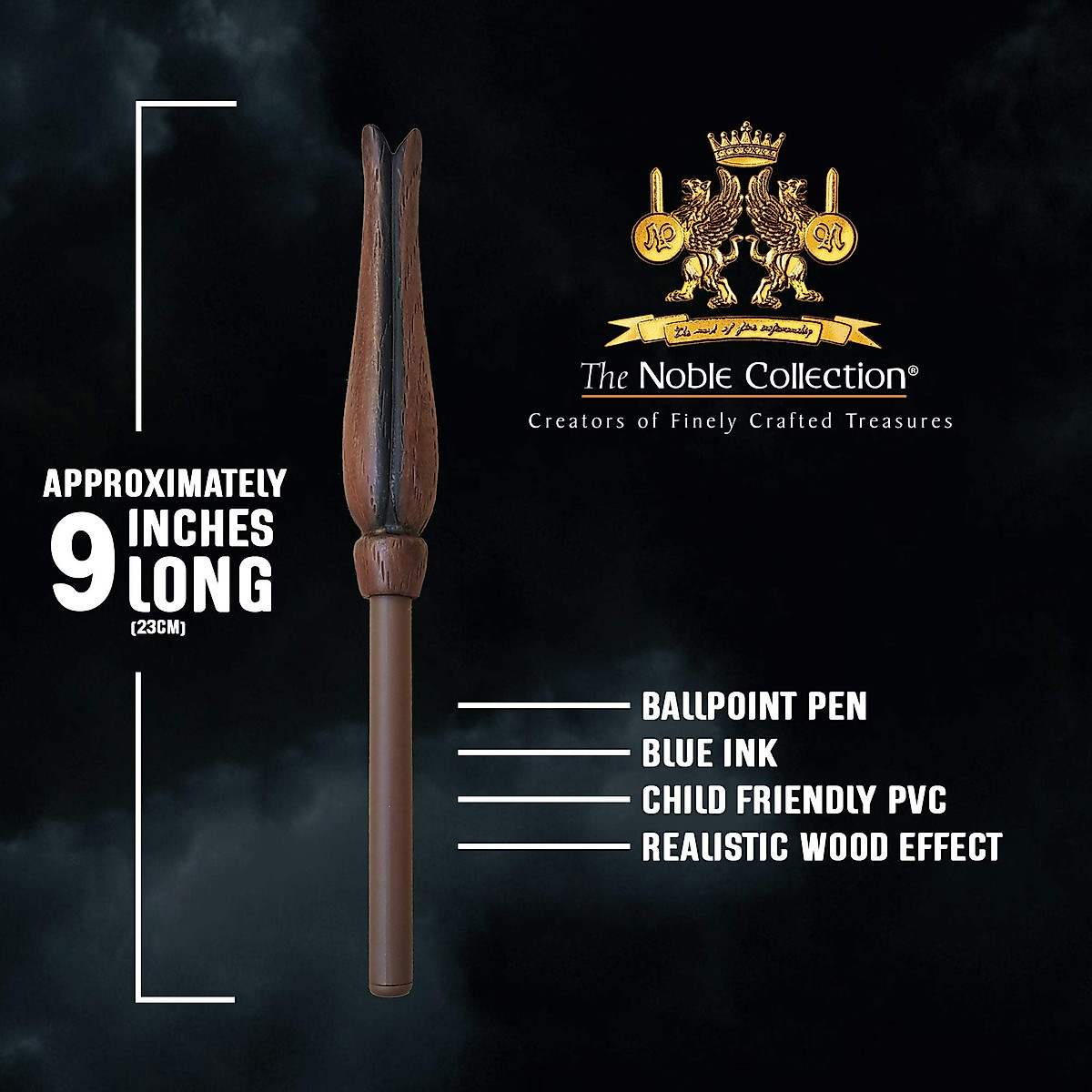 The Noble Collection Harry Potter Luna Wand Pen and Bookmark
