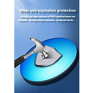 Prizo ORL Polarized Replacement Lenses for Oakley Sutro Sunglasses OO9406 - Multi Options (Orange+Blue)