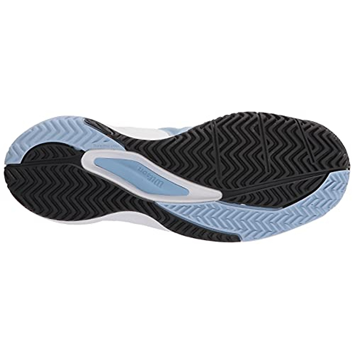 Wilson Women's Rush PRO 3.0 PB W Pickleball Shoe, CHAMBRY BLUEW/White/Outerspace, 6