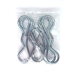 YMHYJY Fit for Deck Clip Set 4 194209 Bow Tie Lock Cotter Pins 1 194208 Bow Tie Lock Cotter Pin