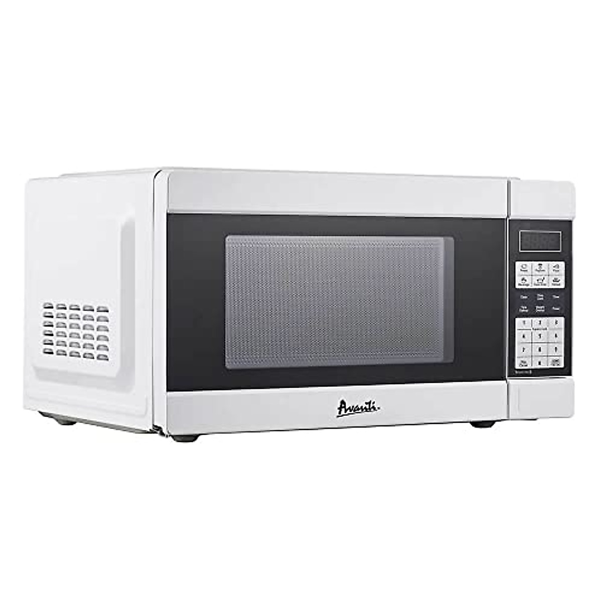 Avanti 0.9 cu. ft. 900 watts Microwave Oven Counter Top Touch pad 10 Power Level, 6 one-touch, Speed defrost setting, Cook/defrost by weight, Digital clock/timer, Child safety lock, in White (MT91K0W)