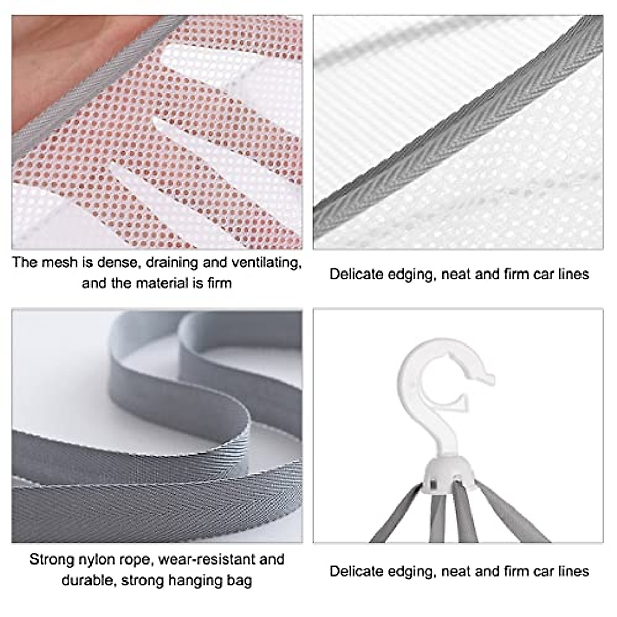 HJNATTY Foldable Clothes Drying Hanger Racks Prevent Clothes from Deforming. Laundry Basket for Drying Underwear,Baby Clothes,Socks,Towel,Hat,Scarf,Cloth Diapers,Gloves, Beauty Eggs and Brushes.