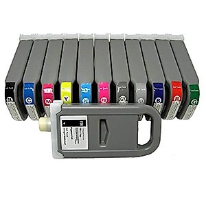 Vivid Colors PFI-1700 Compatible Ink Cartridge Replacement for Canon PFI1700 (700ml, 12-Pack) for iPF2000, iPF4000, iPF4000s iPF6000 iPF6000s Printers