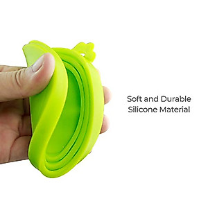 Yobbai 6 pack Pet Food Can Lids, Food Safe BPA Free & Dishwasher Safe, Can Covers Most Standard Size Dog and Cat Can Tops